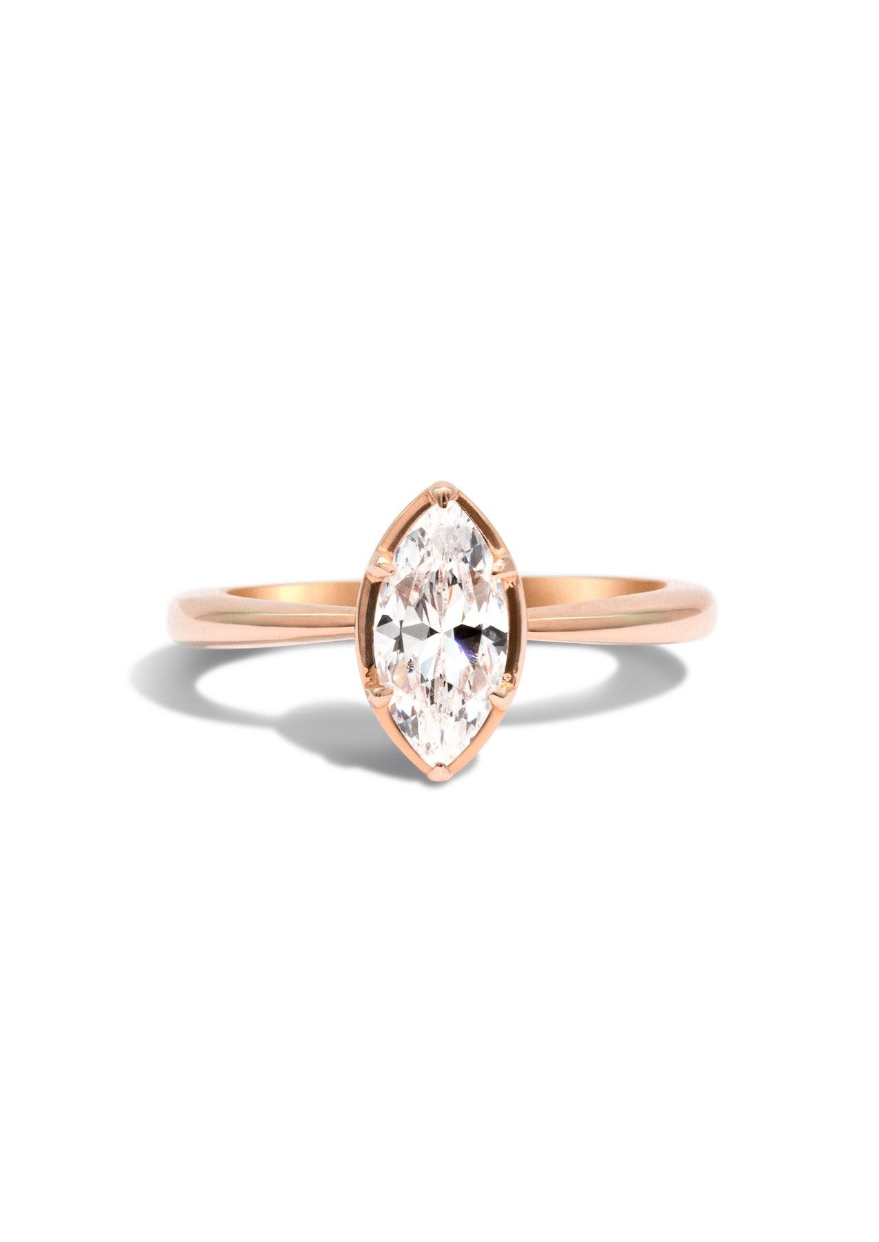 The Mabel Rose Gold Ring Setting – Molten Store