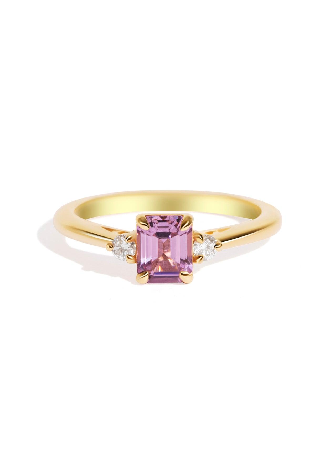 The Ada Ring with 0.9ct Emerald Morganite – Molten Store