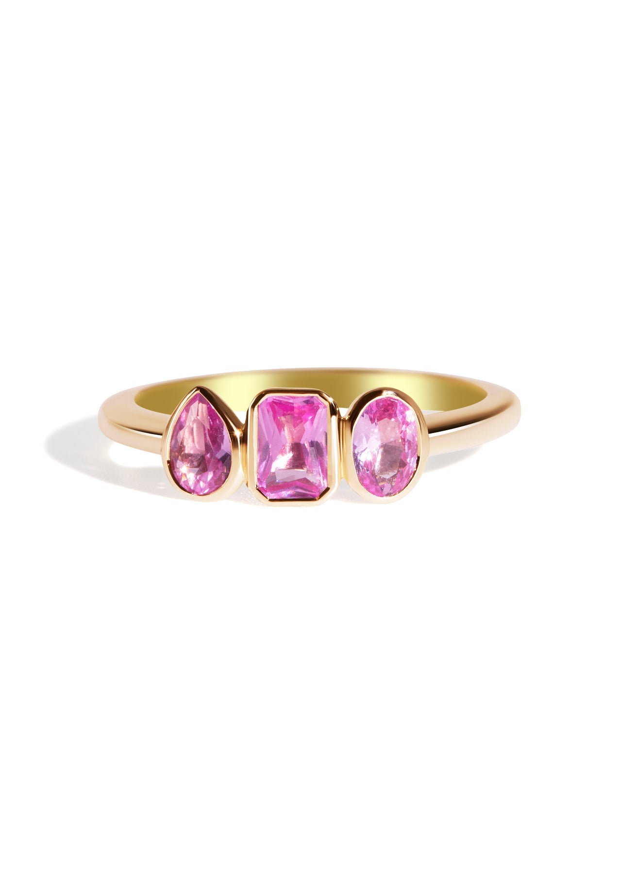 The Beatrice Ring with 4.74ct Pink Sapphires – Molten Store