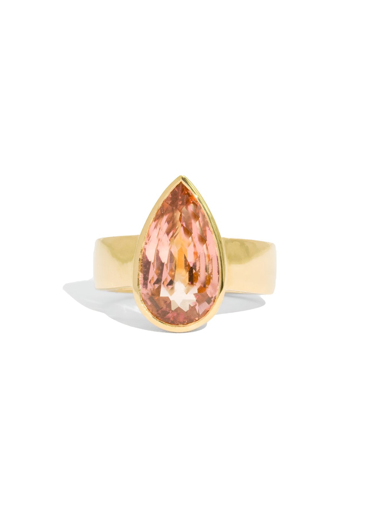 The Esther Ring with 5.5ct Peach Tourmaline – Molten Store