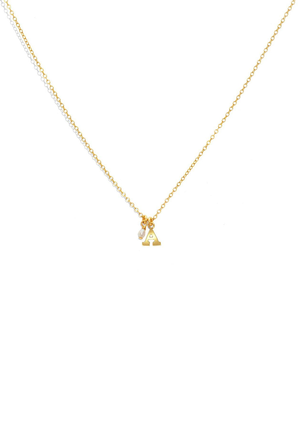 The Initial 14ct Gold Filled Charm Necklace – Molten Store