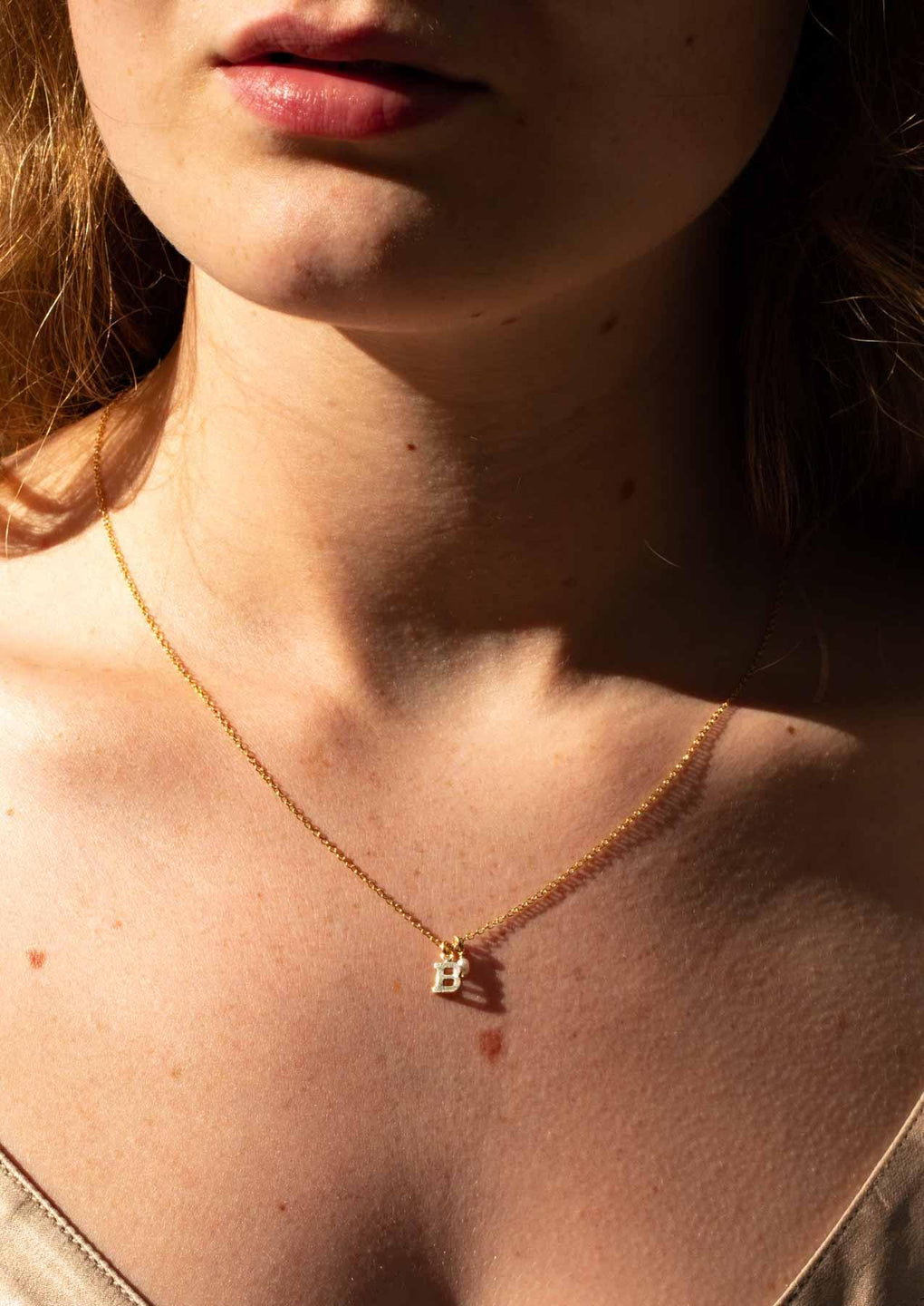 The Initial 14ct Gold Filled Charm Necklace – Molten Store